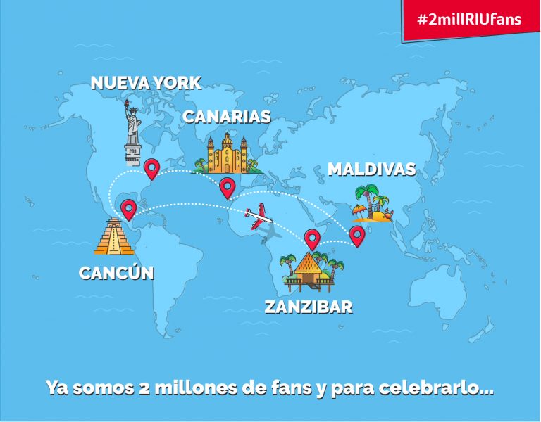 mapa-vuelta-al-mundo-riu - RIU.com | Blog
