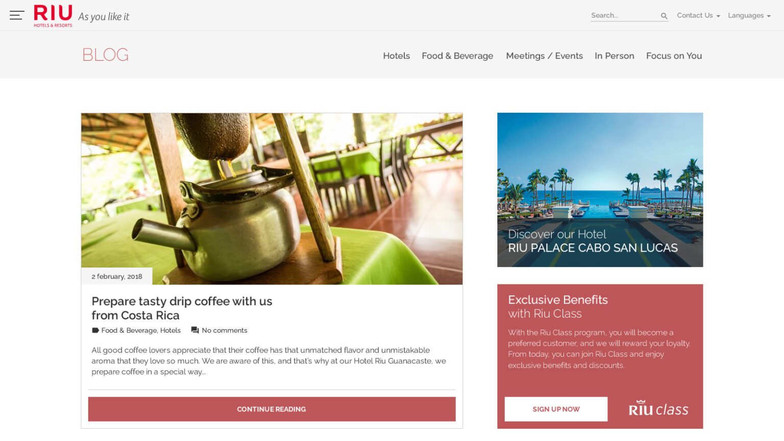 The RIU blog is having a facelift! - RIU.com | Blog